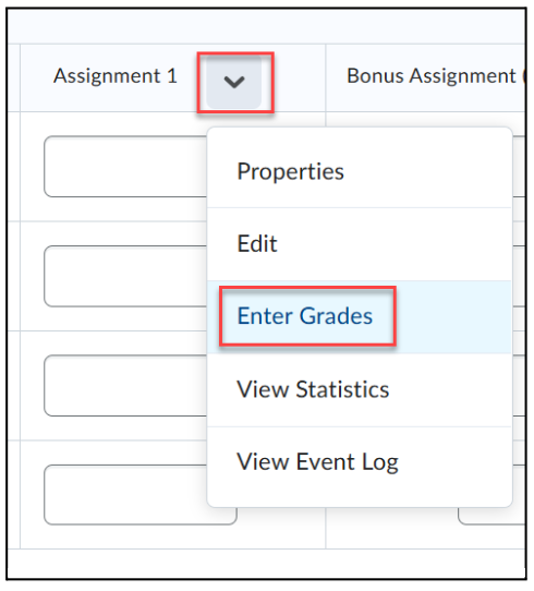 Brightspace Tip #481: Grade Book – Bulk Enter Grades – CAT FooD