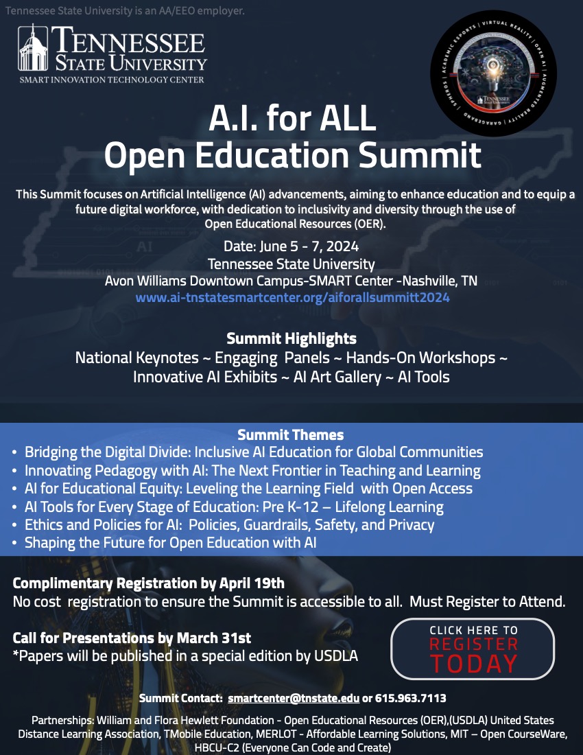 AI for All: Open Education Summit – CAT FooD